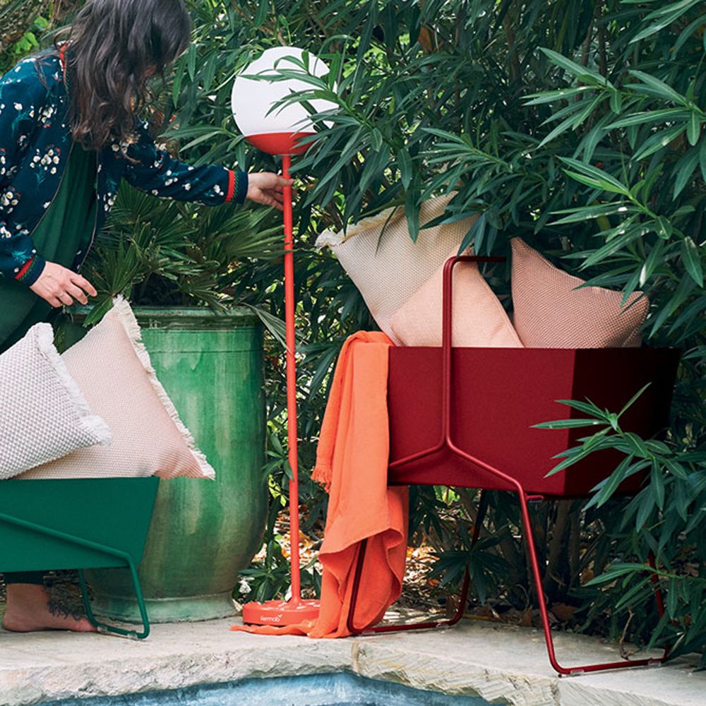 Basket High Planter - Willow Green - Fermob London