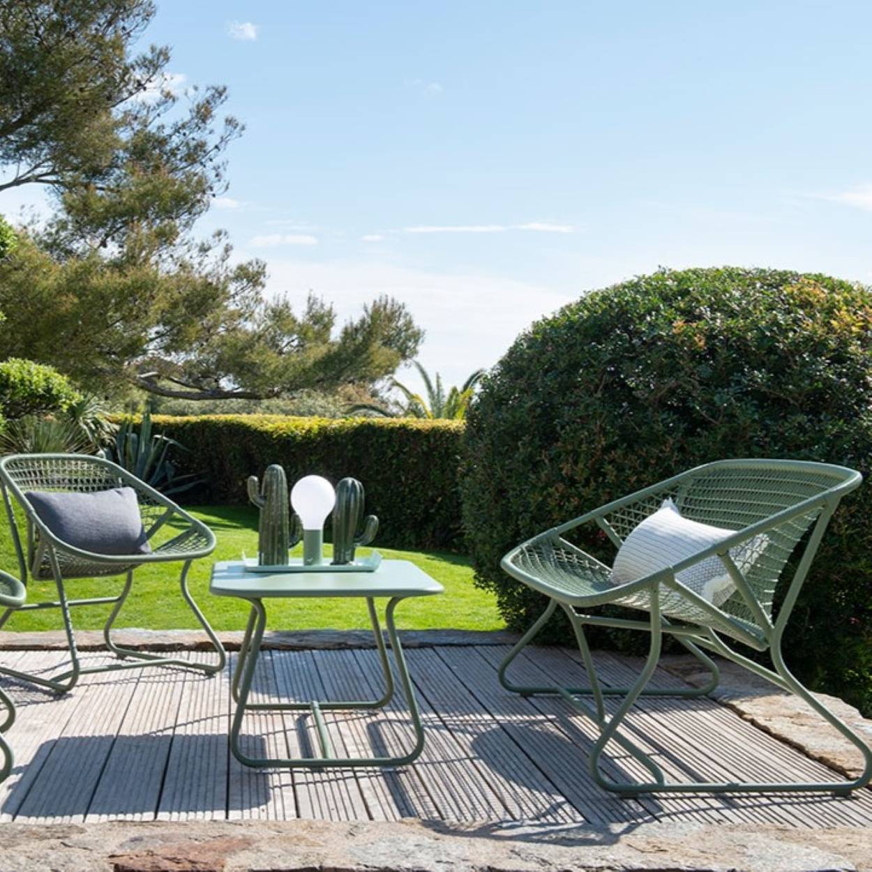 Fermob Sixties Bench - Benches - Fermob London