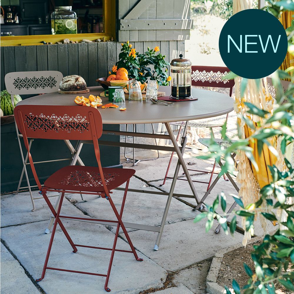 Fermob Caractere Round Folding Table - Tables - Fermob London