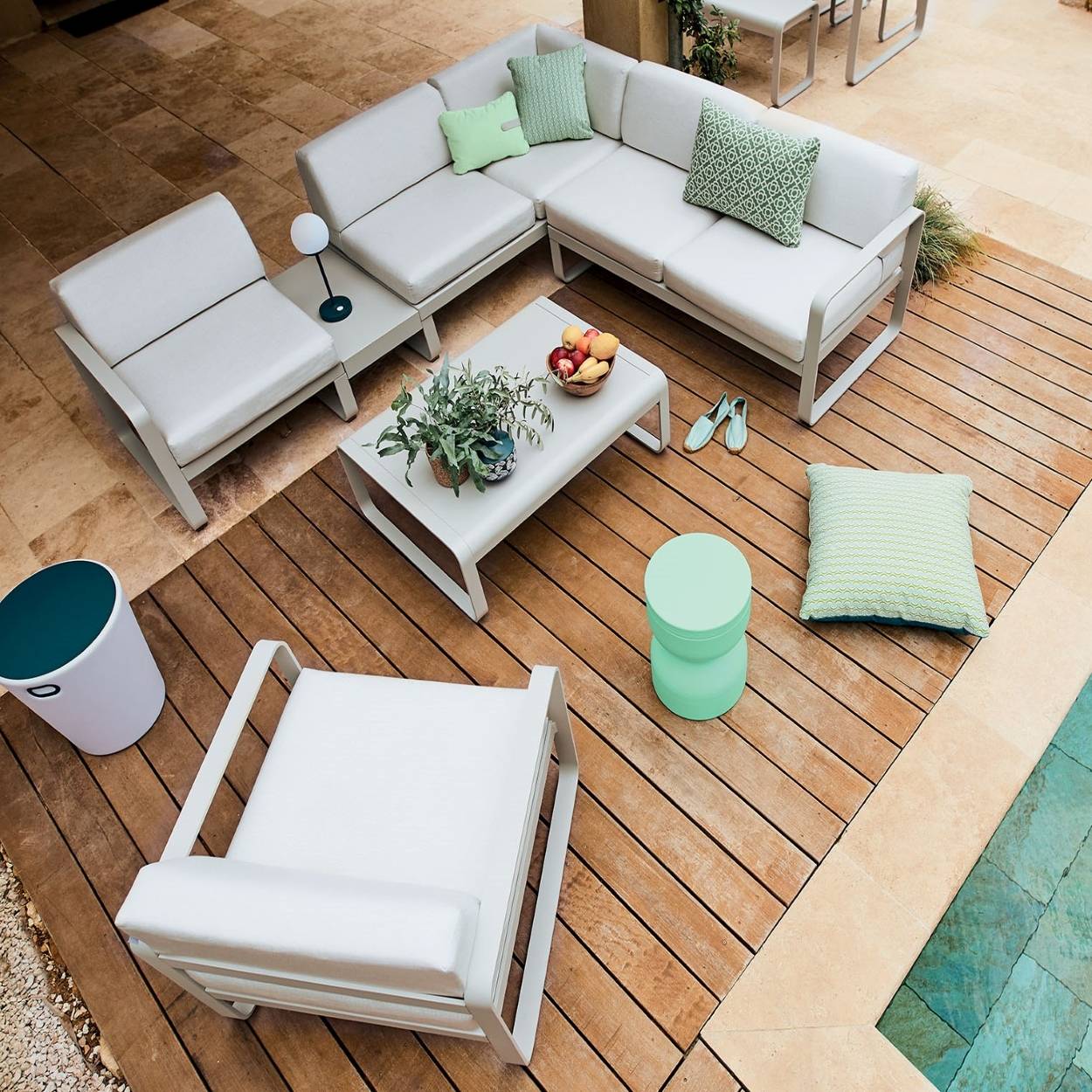 Fermob Bellevie Lounge Low Table - Low Tables - Fermob London