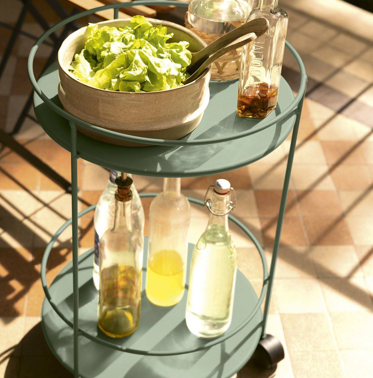 Fermob Guinguette Drinks Trolley with wheels - Fermob London