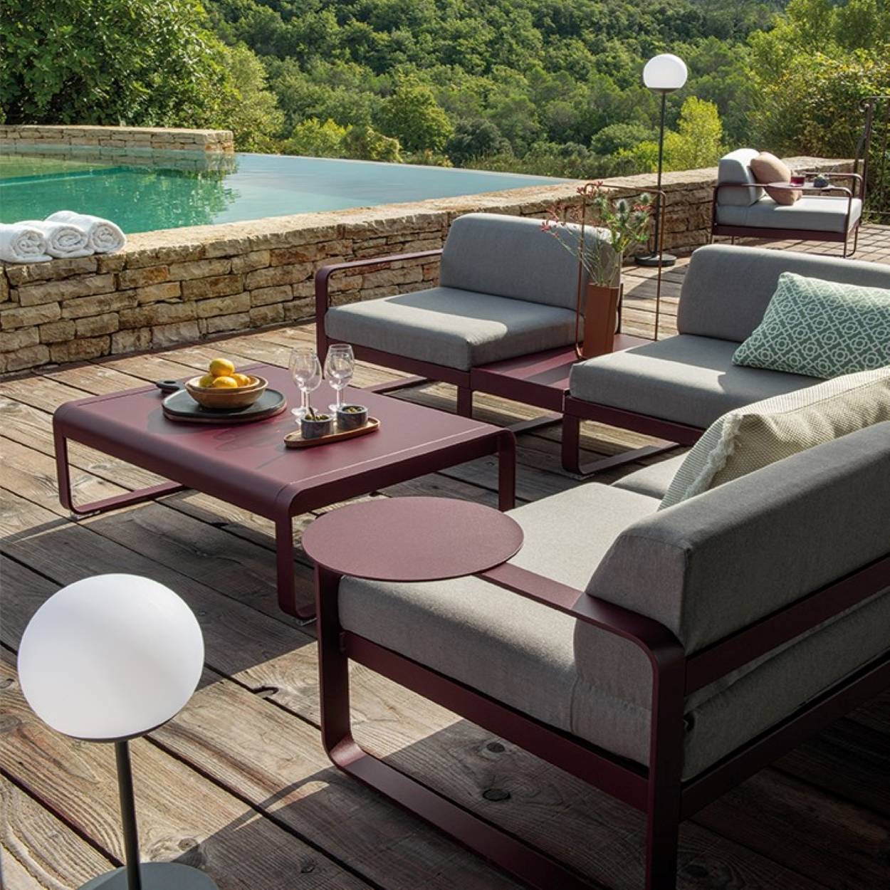 Fermob Bellevie Sofa Module (Composition 1 A): 1 Seater Left Mod+ ...