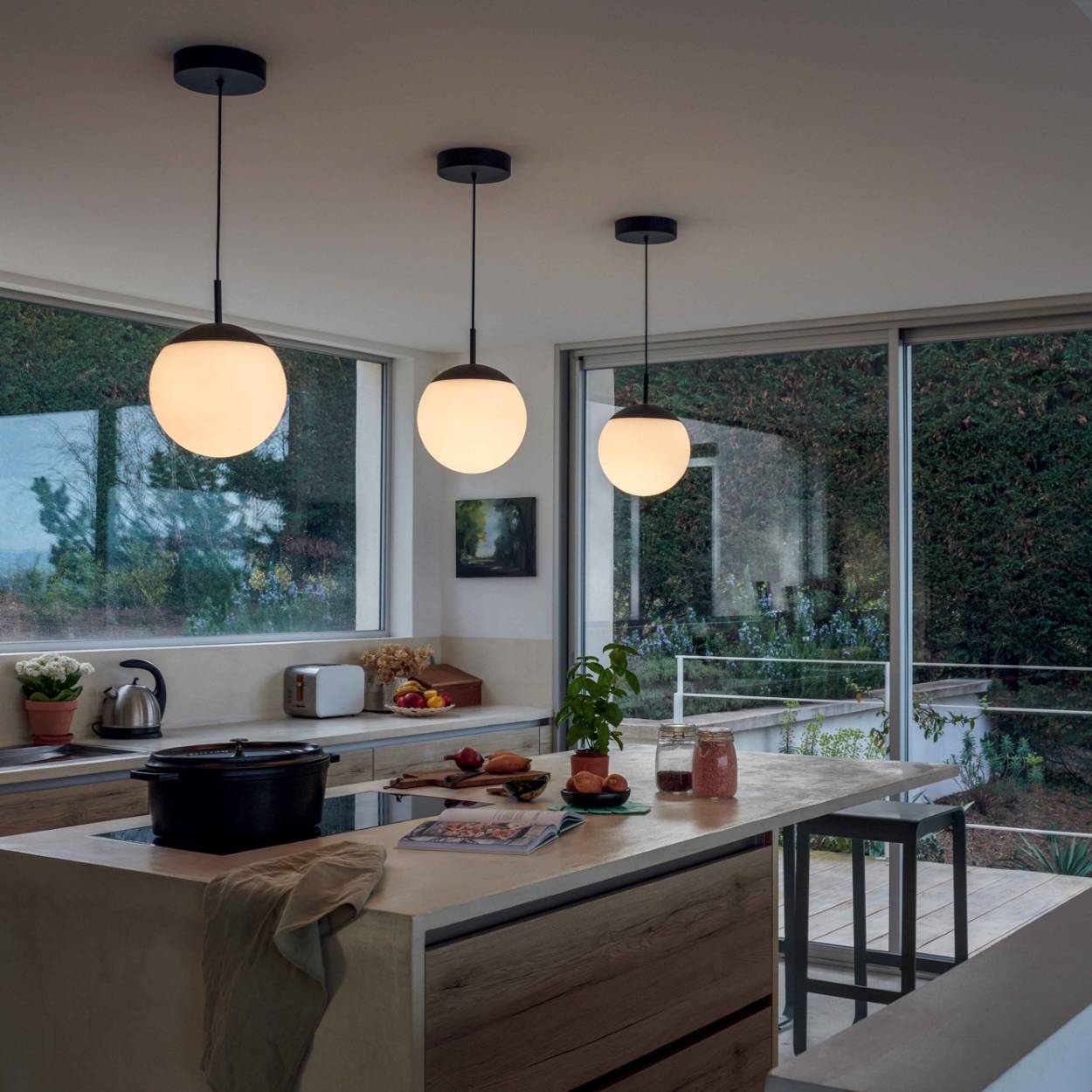 Fermob Mooon! Pendant Lamp 25cm - Short Lead Time Products - Fermob London