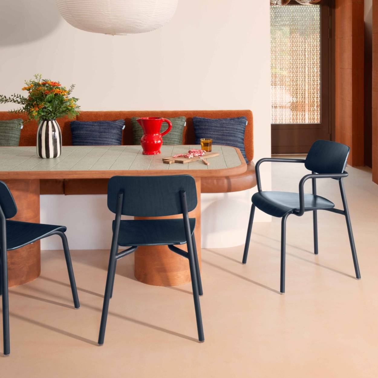 Fermob Studie Stained Wooden Chair - Chairs - Fermob London
